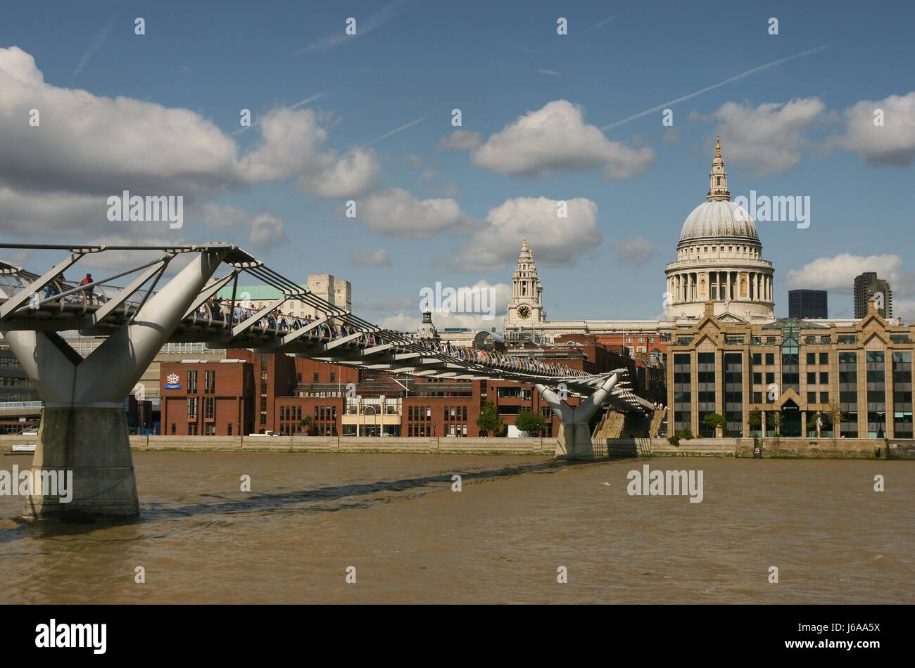 bridge processor london england thames river water humans human beings ...