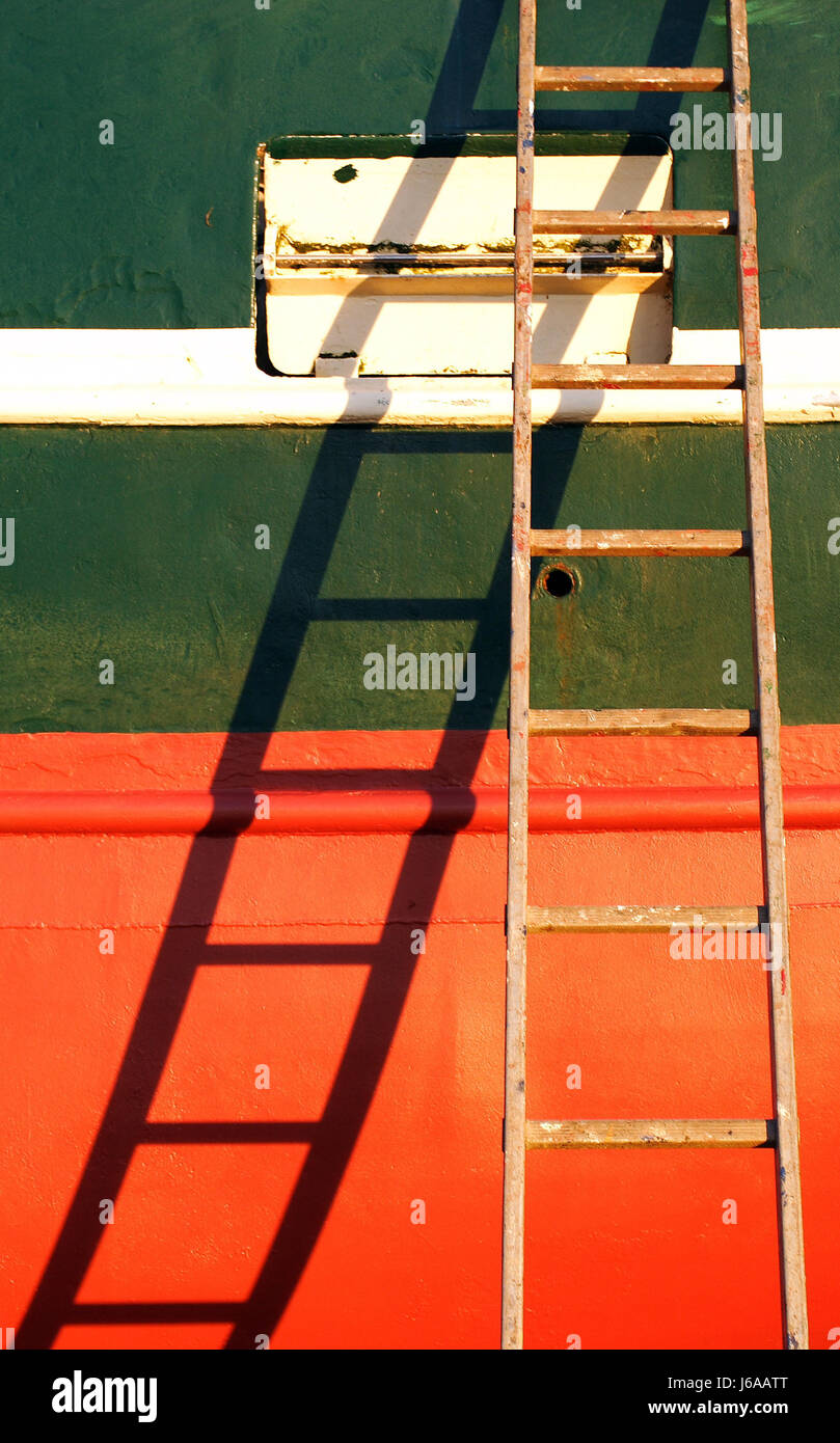 upwards wood steel scions ladder shaddow shadow rowing boat sailing ...