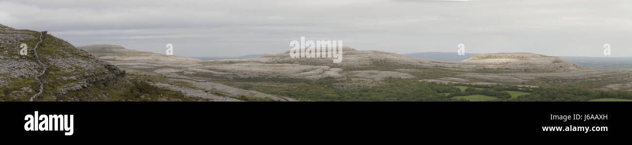 hill rock sight view outlook perspective vista panorama lookout ireland ...