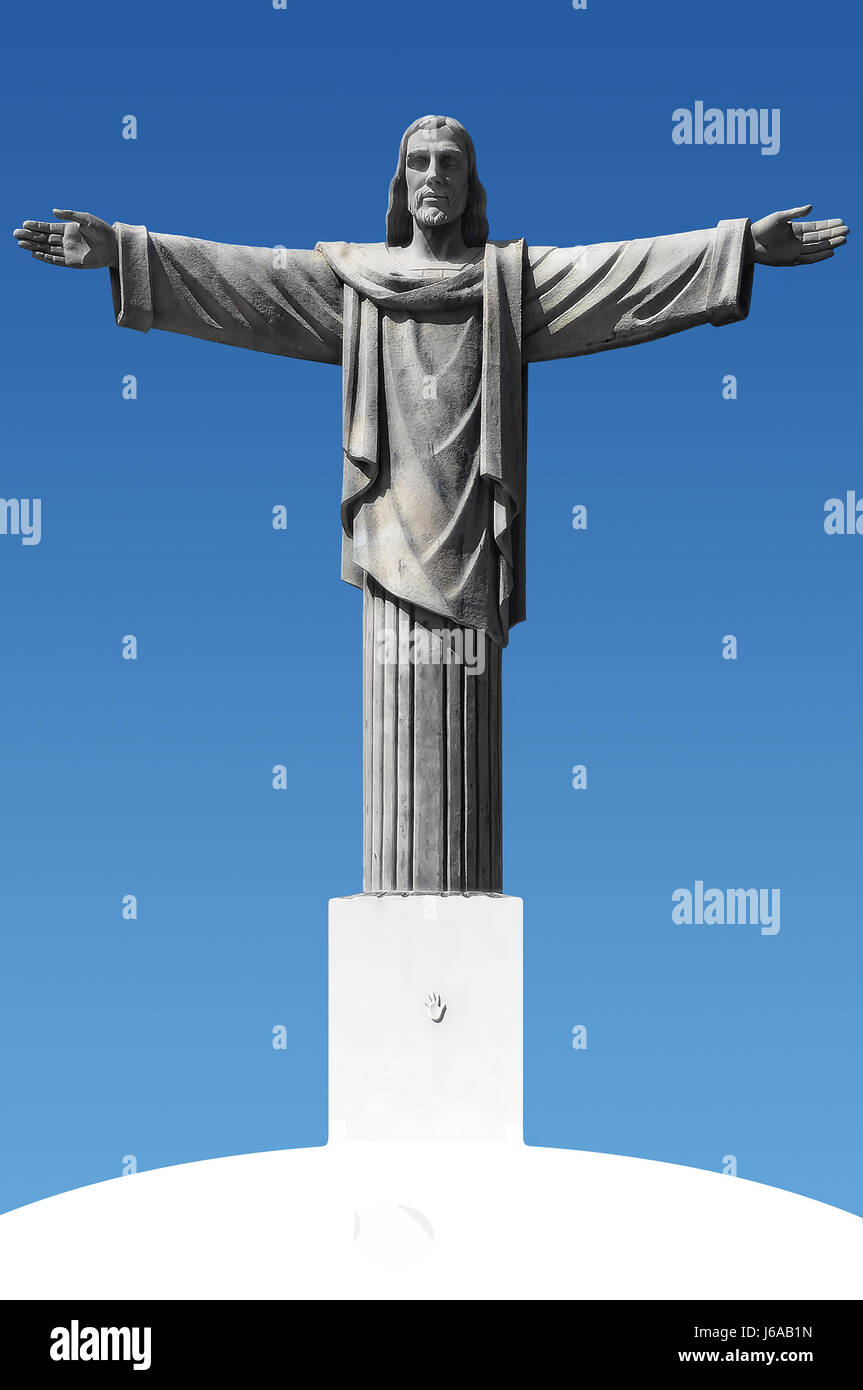 religion statue christian christ jesus blue religious belief god ...