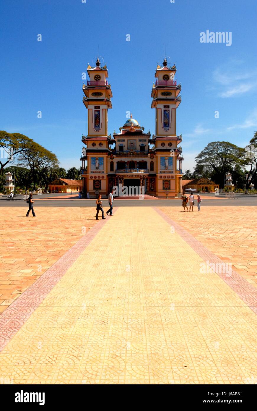 church temple cathedral blue temple tree heaven paradise coloured ...