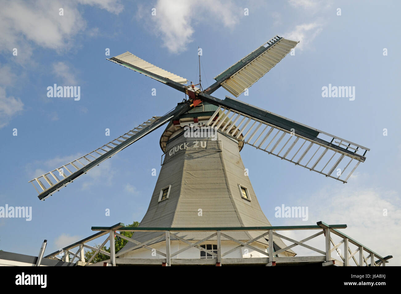windmill in wittmund Stock Photo - Alamy