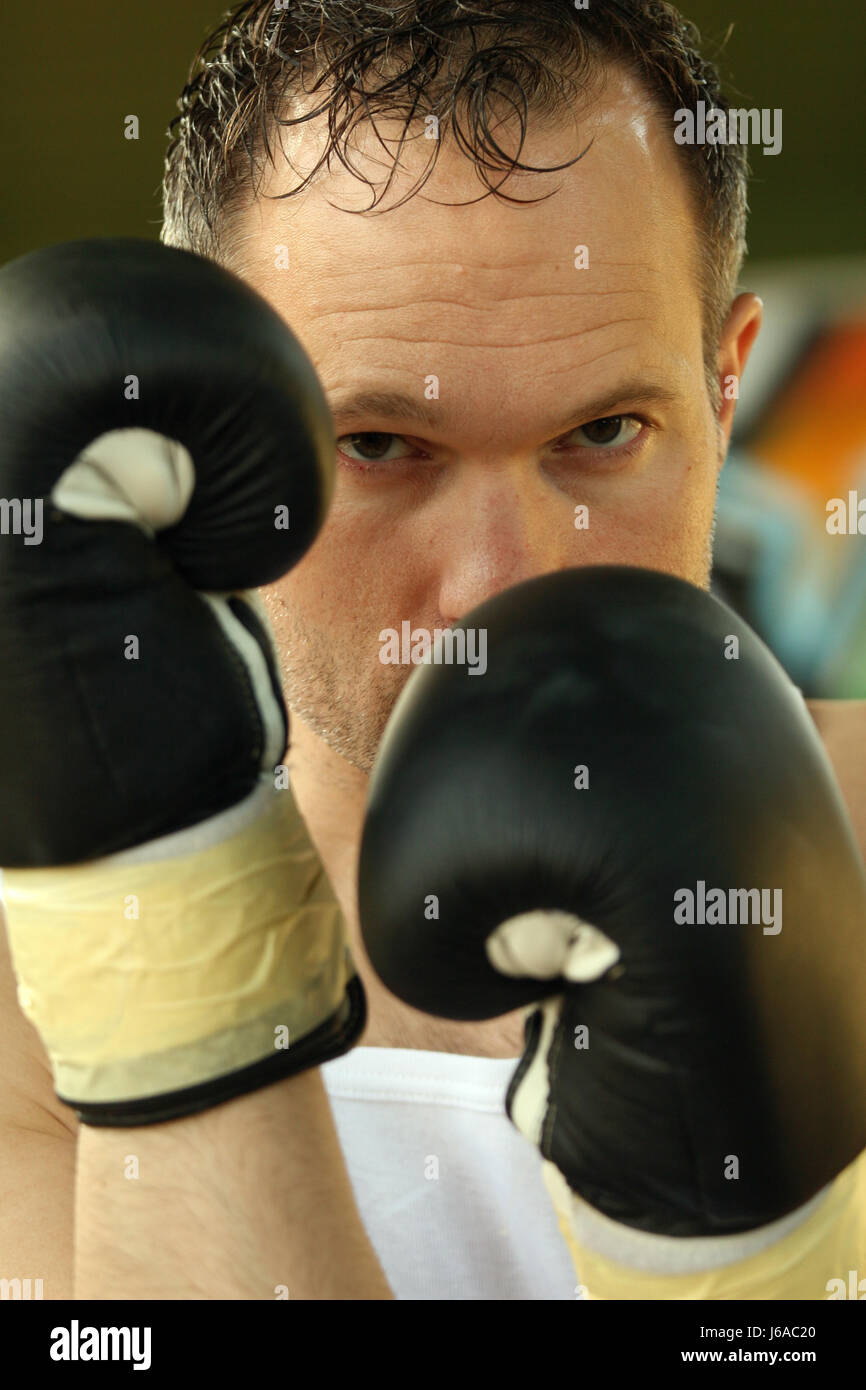 sport sports male masculine portrait training fighter boxer boxing big ...