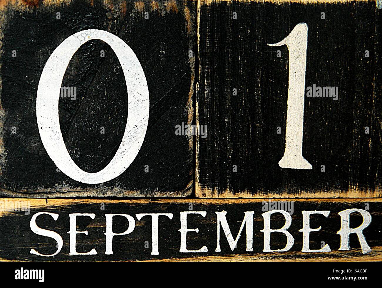 wood brown brownish brunette retro september calender calendar old wood ...