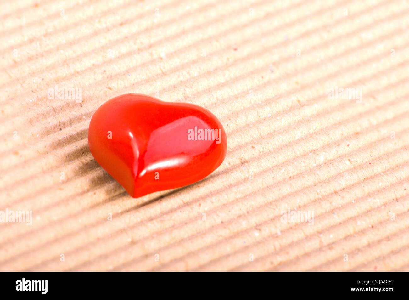 heart on cardboard Stock Photo - Alamy