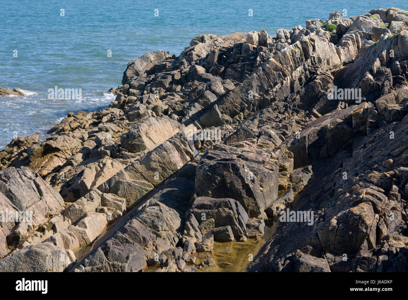 beach seaside the beach seashore rock coast salt water sea ocean water ...