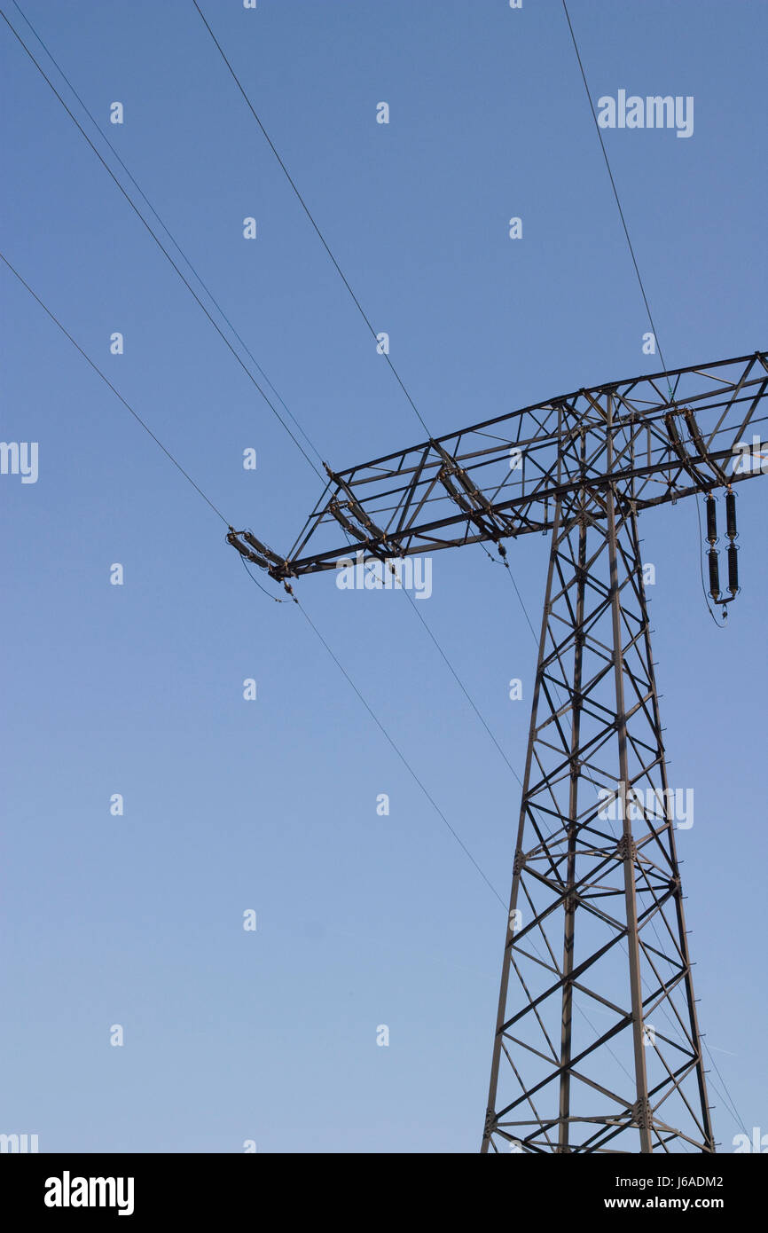 energy power electricity electric power high tension infrastructure ...