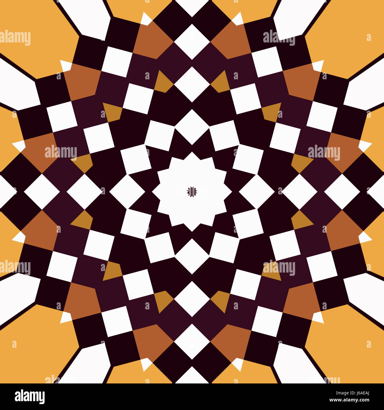 square traditional decoration mystic pattern folklore pictogram symbol ...