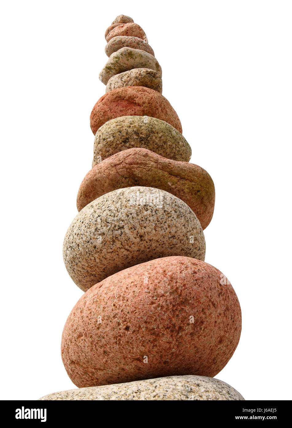 stack heap pile backdrop background white stones isolated coloured ...