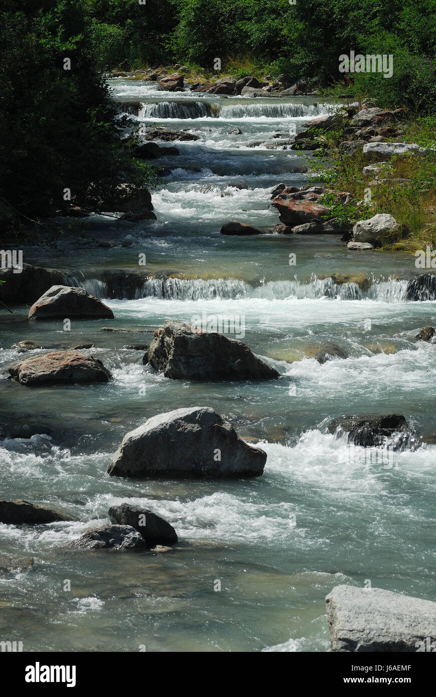waters waterfall torrent river water stones environment enviroment flow ...