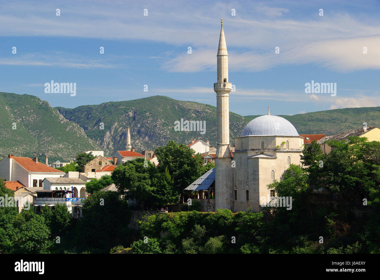 religion cathedral islam mosque bosnia blue tower religion cathedral ...