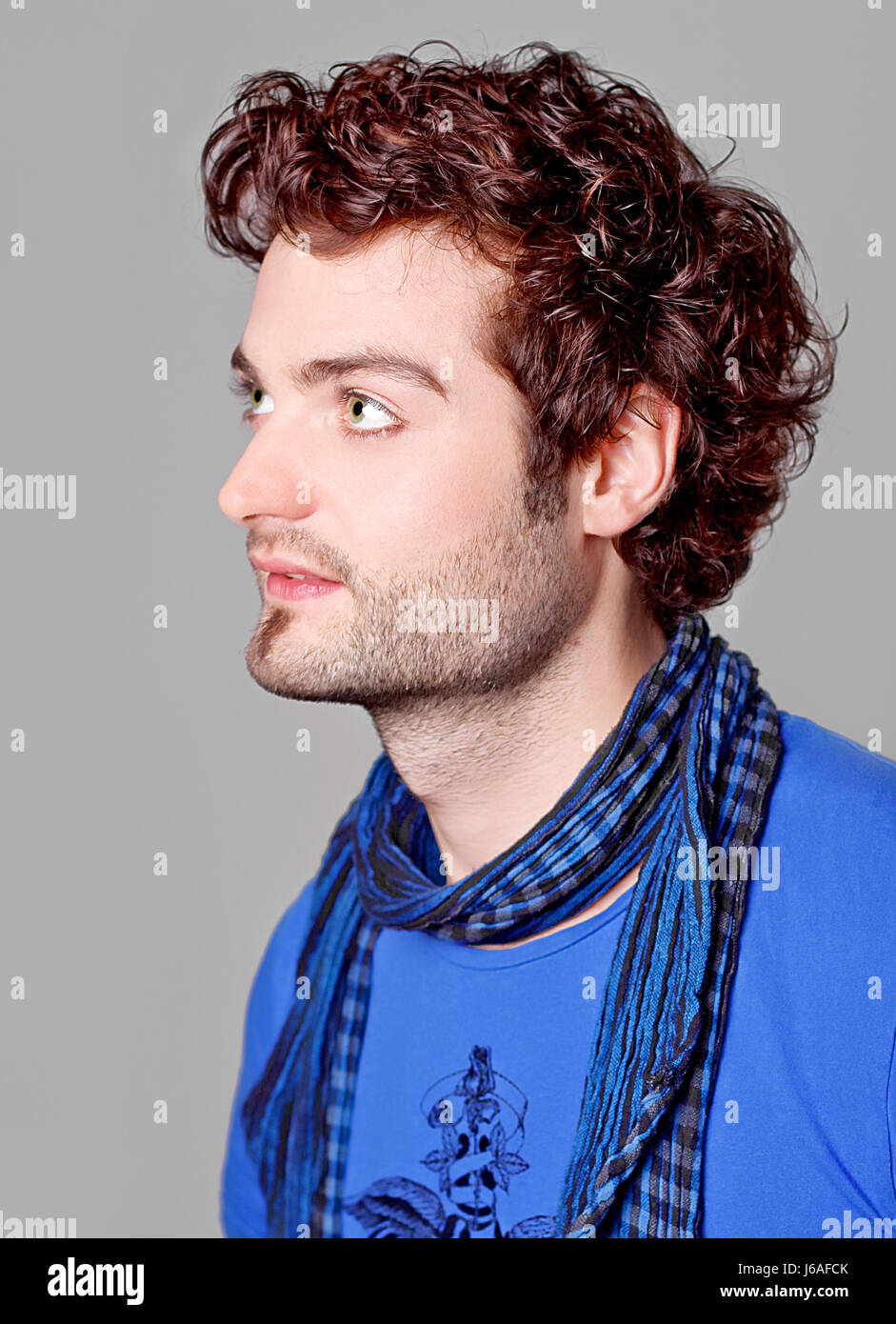 one hair curly Stock Photo - Alamy