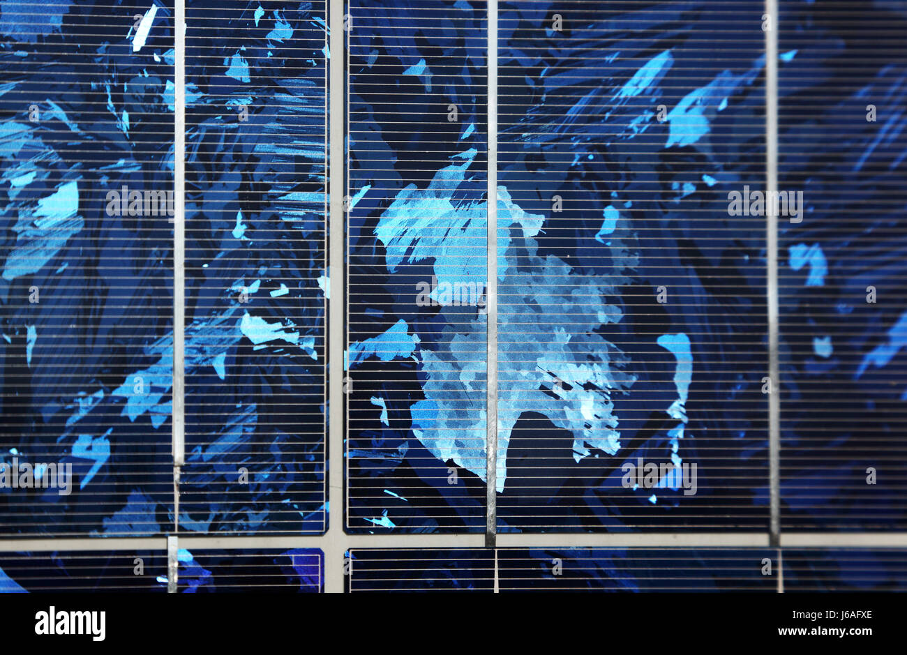 blue polycrystalline solar cell Stock Photo - Alamy