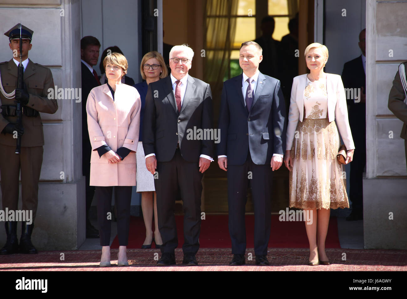 President Duda welcomed German President Frank-Walter Steinmeier and ...