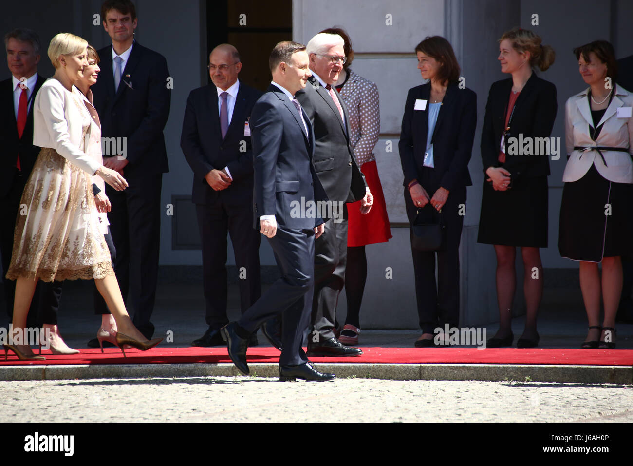 President Duda welcomed German President Frank-Walter Steinmeier and ...