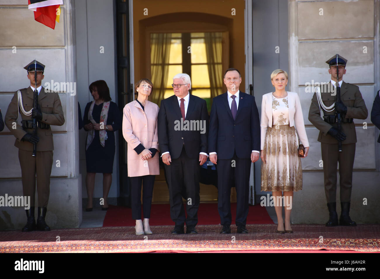 President Duda welcomed German President Frank-Walter Steinmeier and ...