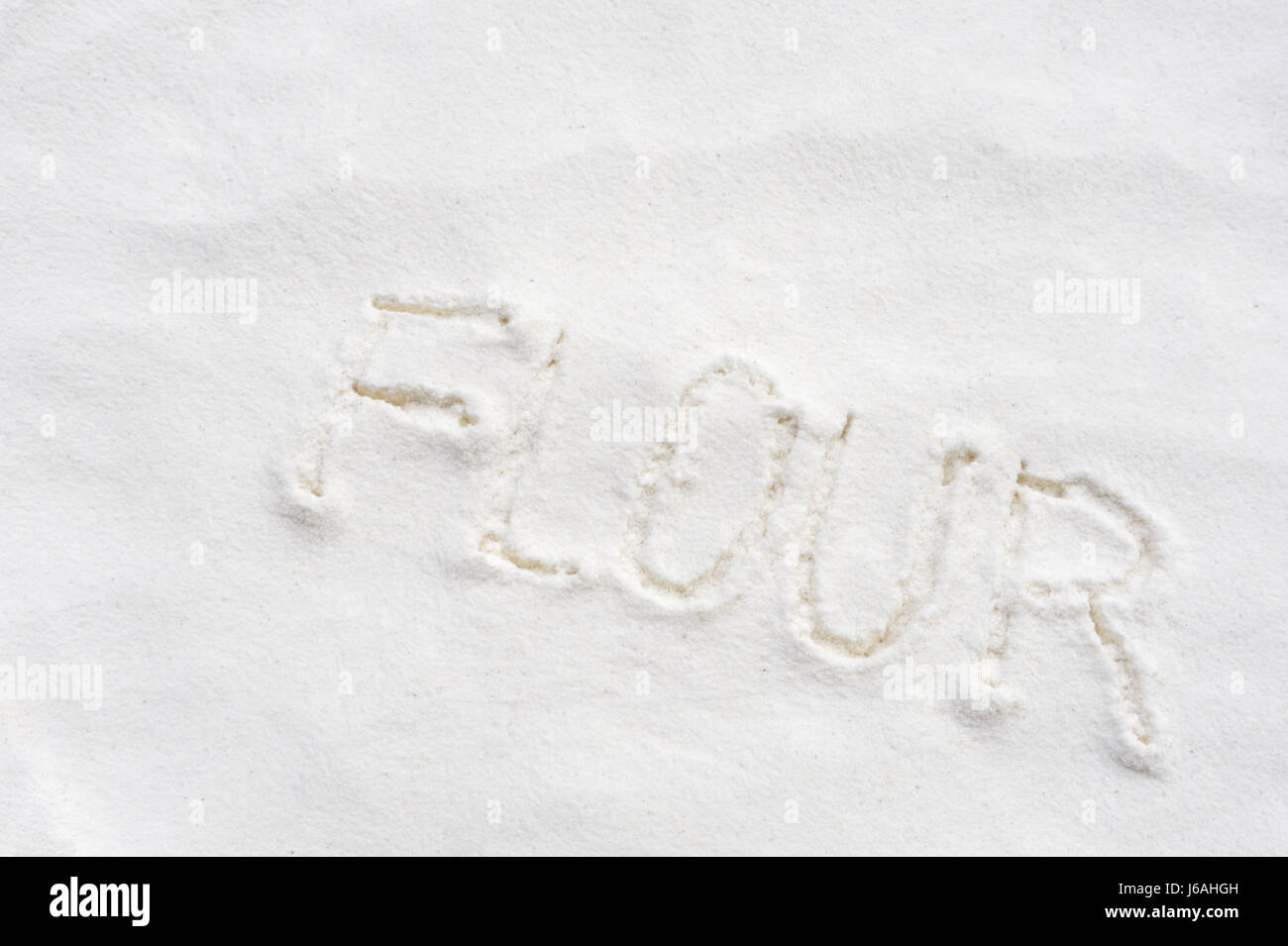 letters word flour bake baking backdrop background food aliment write ...