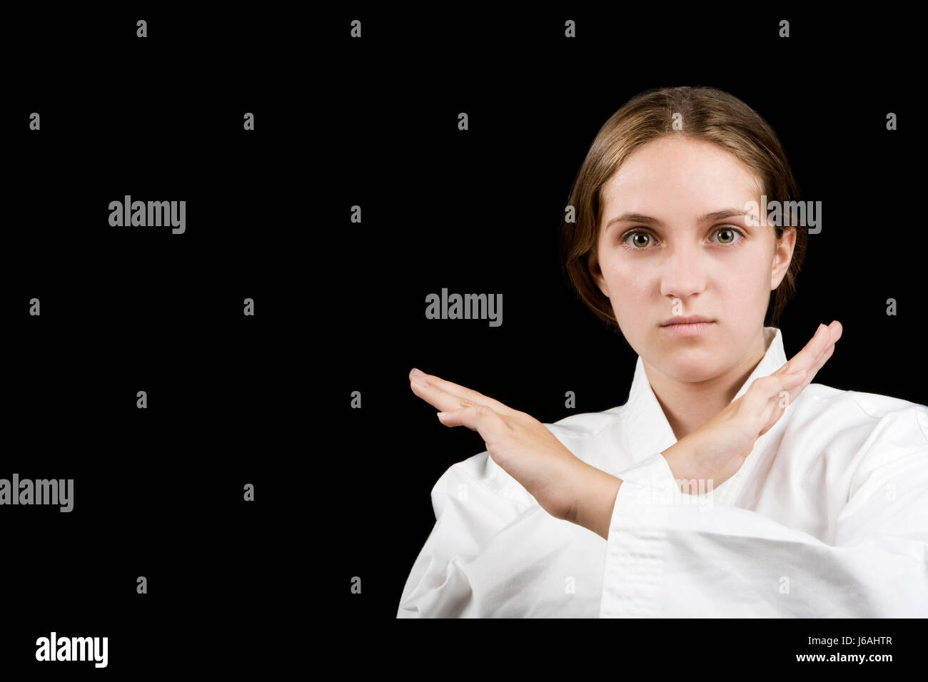 woman hand female teen fight fighting eyes concentration dapper ...