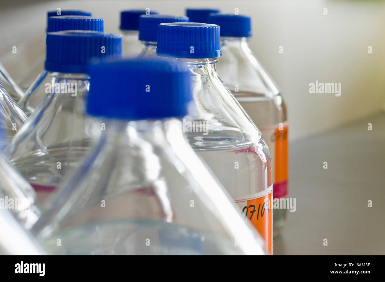Bottle Sterile Laboratory Buffer Fluid Liquid Check Experiment Bottle