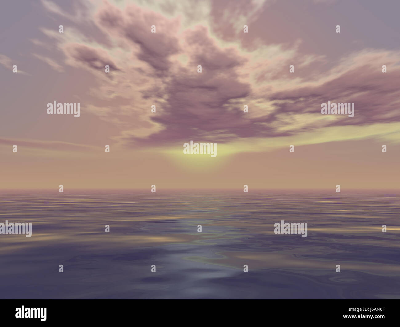 sunset waves evening clouds firmament sky salt water sea ocean water ...