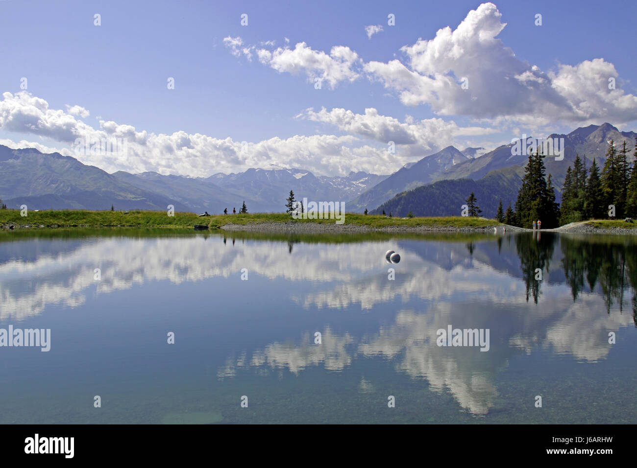 lake rauriser hochalm Stock Photo - Alamy