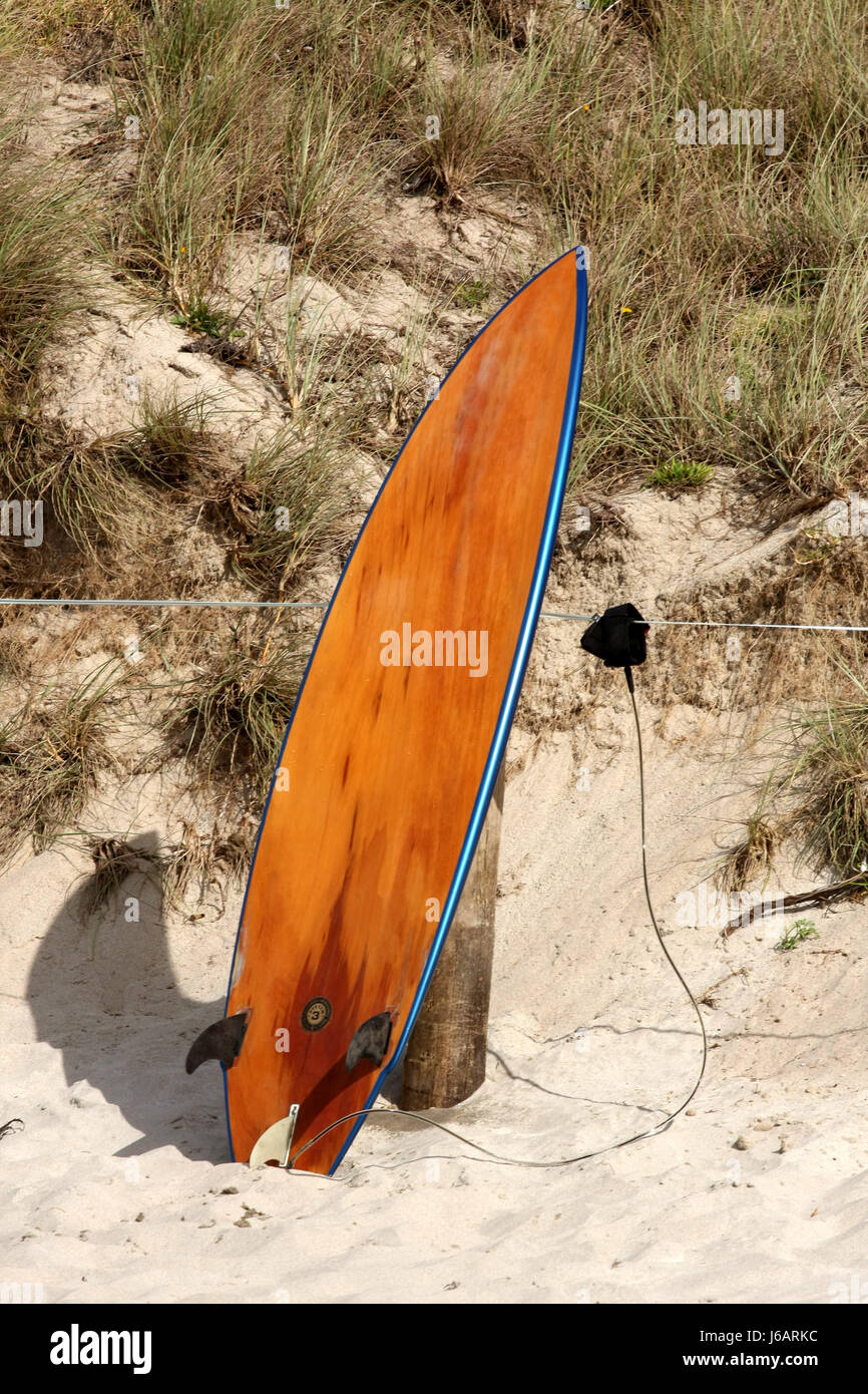 surfboard on the beach Stock Photo - Alamy