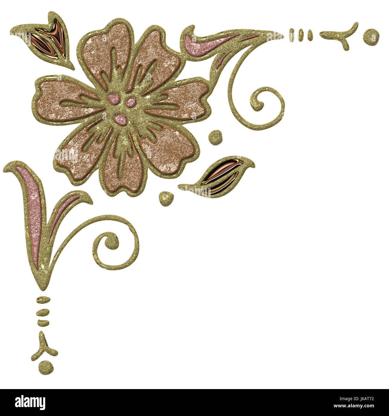 Design corner floral hi-res stock photography and images - Alamy