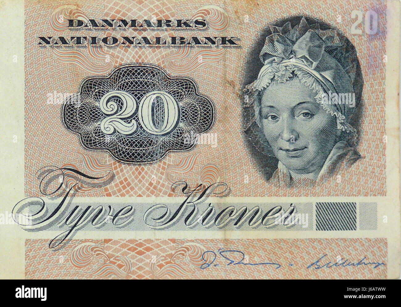detail of the former danish currency Stock Photo - Alamy