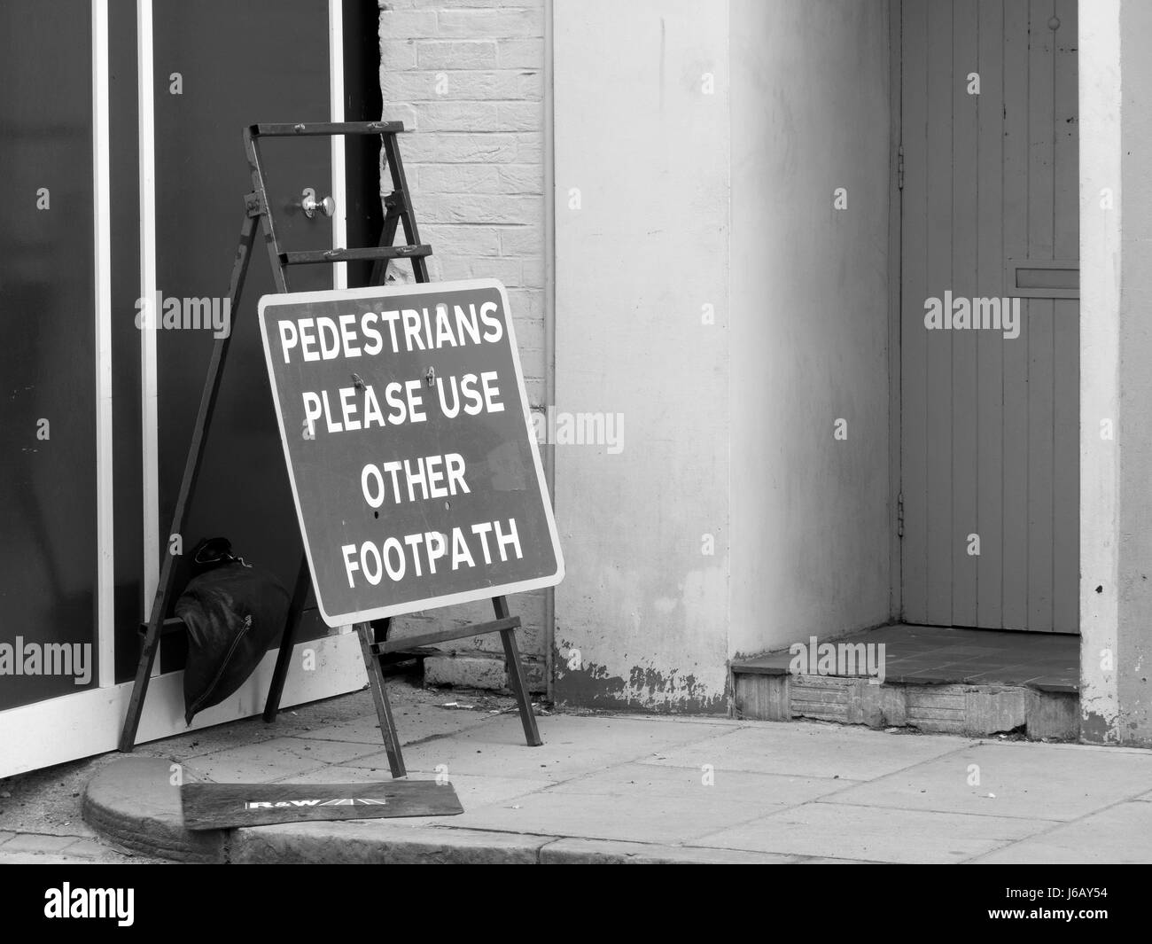 Use other footpath Black and White Stock Photos & Images - Alamy