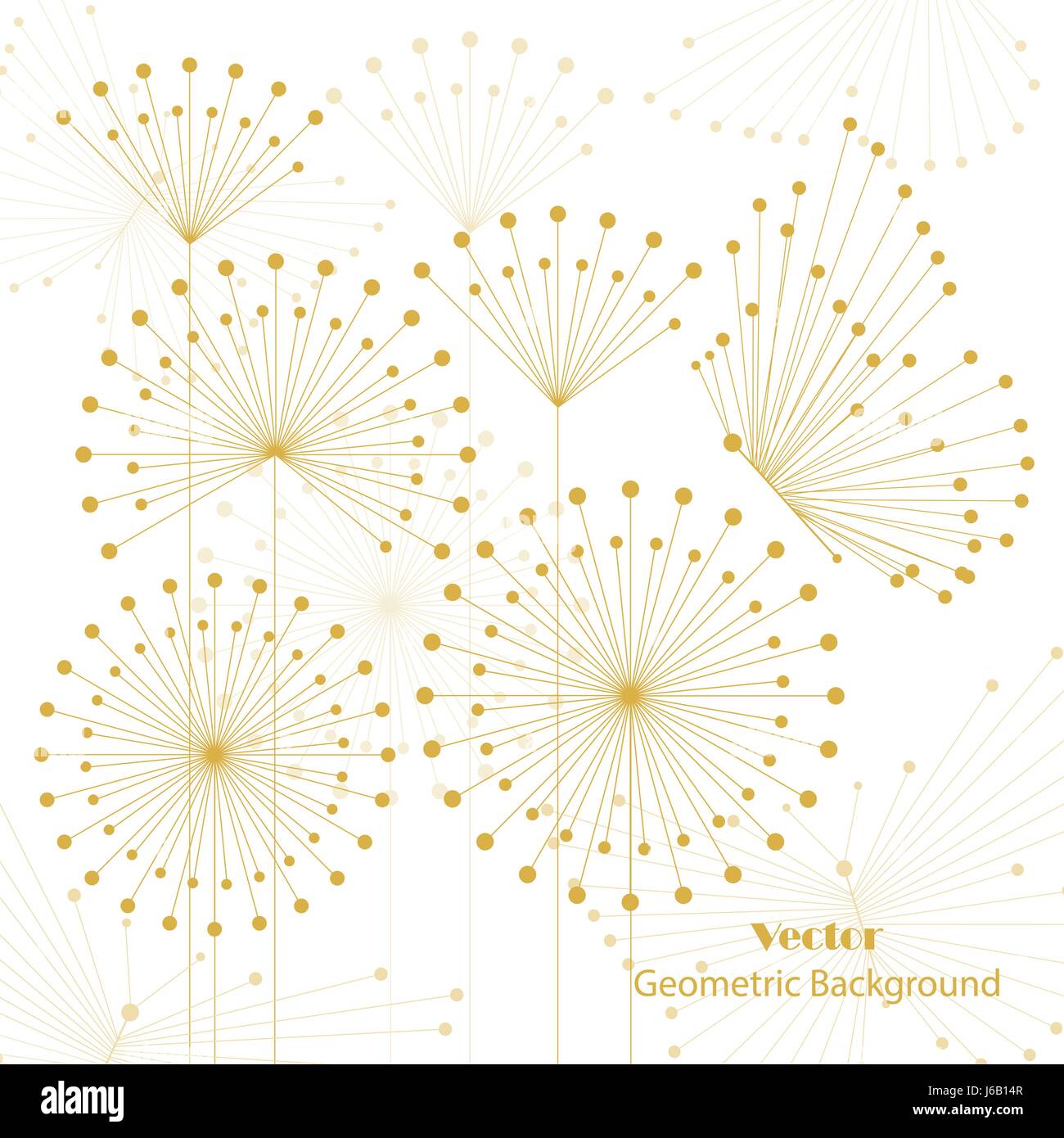 Geometric pattern with connected lines and dots Stock Vector Image ...