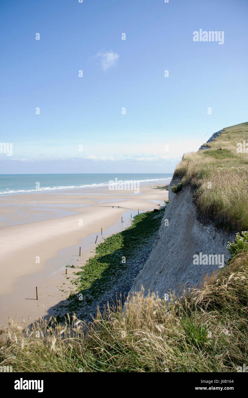 france chalking rock steep coast calais blue beautiful beauteously nice ...