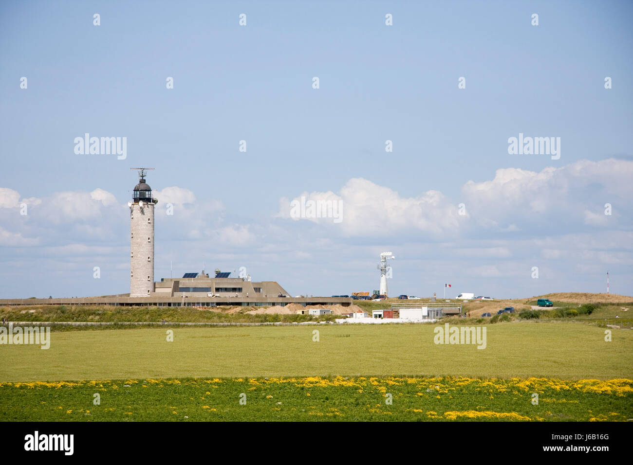france calais lighthouse beautiful beauteously nice water north sea ...