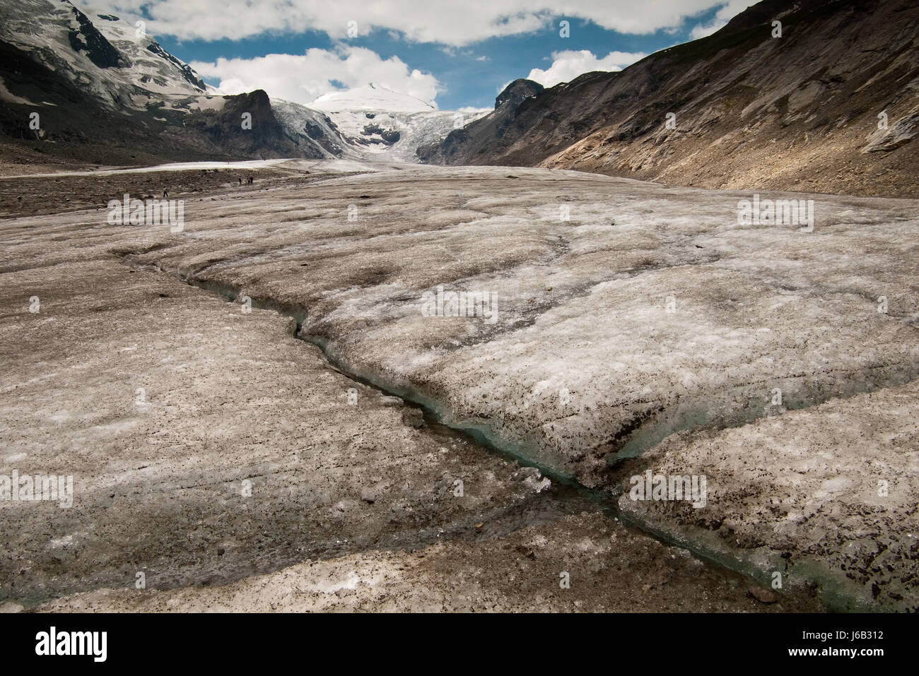 on the pasterze Stock Photo - Alamy