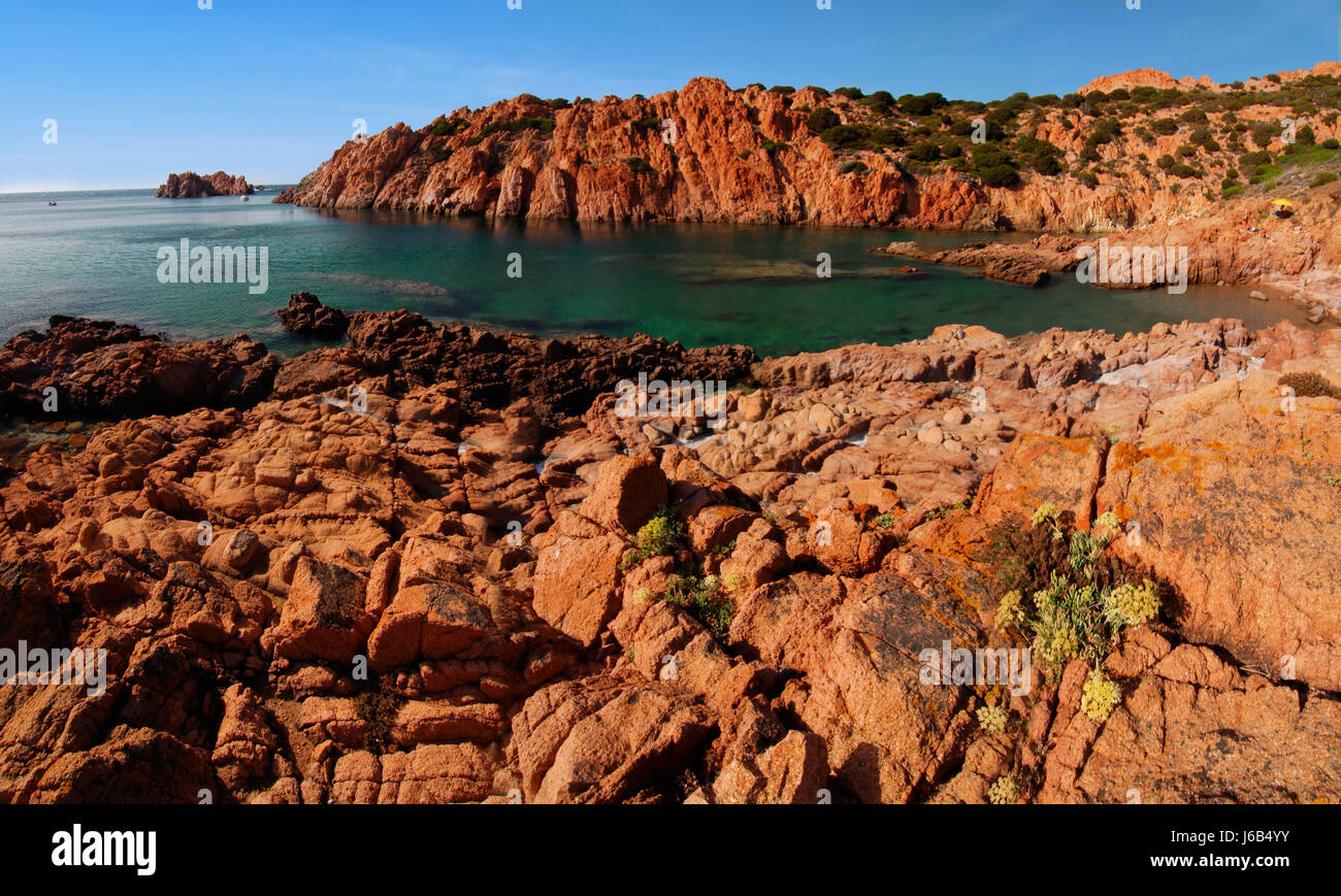 rock sight view outlook perspective vista panorama lookout bay salt ...