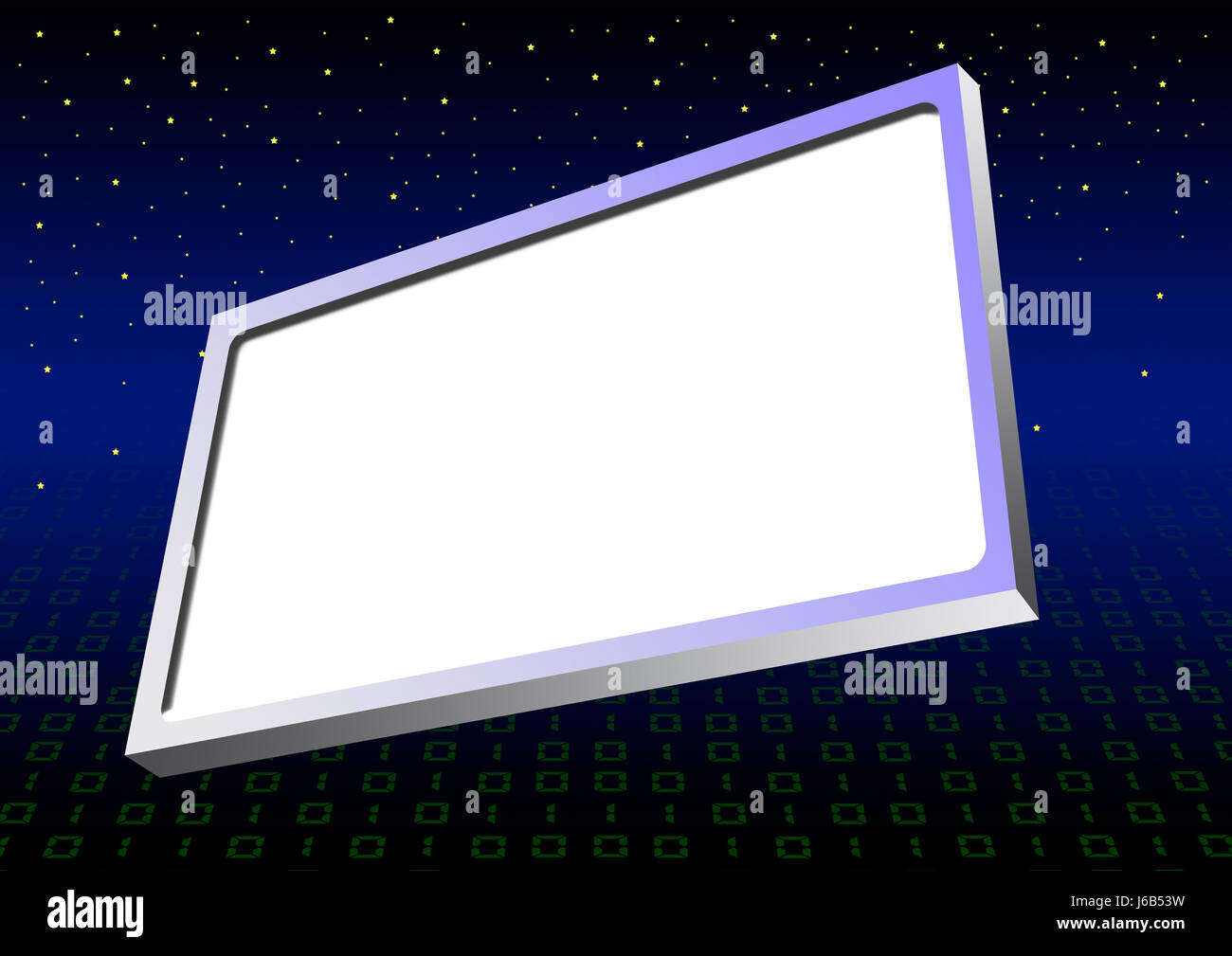 billboard floating in space Stock Photo - Alamy