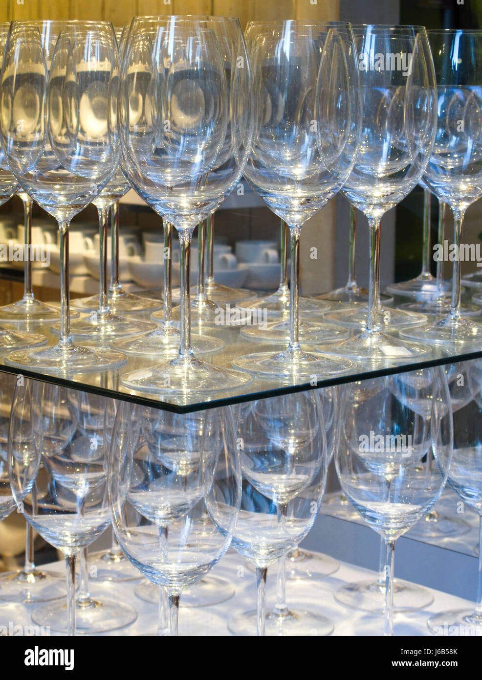 spectacles glasses eyeglasses crystal stack fragile goblets some ...