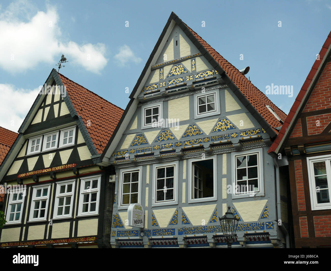 house building baroque frame-work facade redecorates middle ages ...