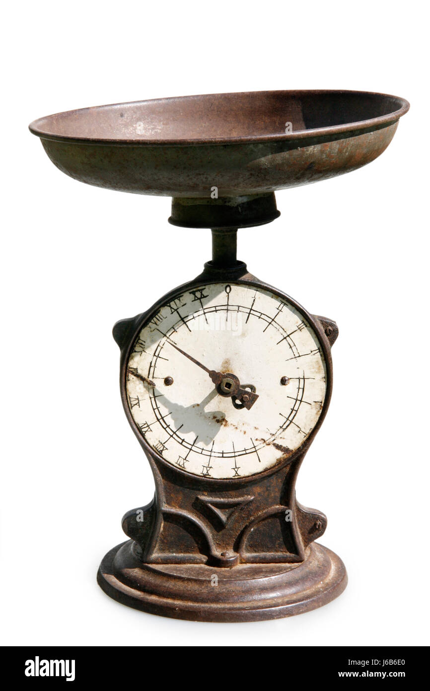 Alte waage Cut Out Stock Images & Pictures - Alamy