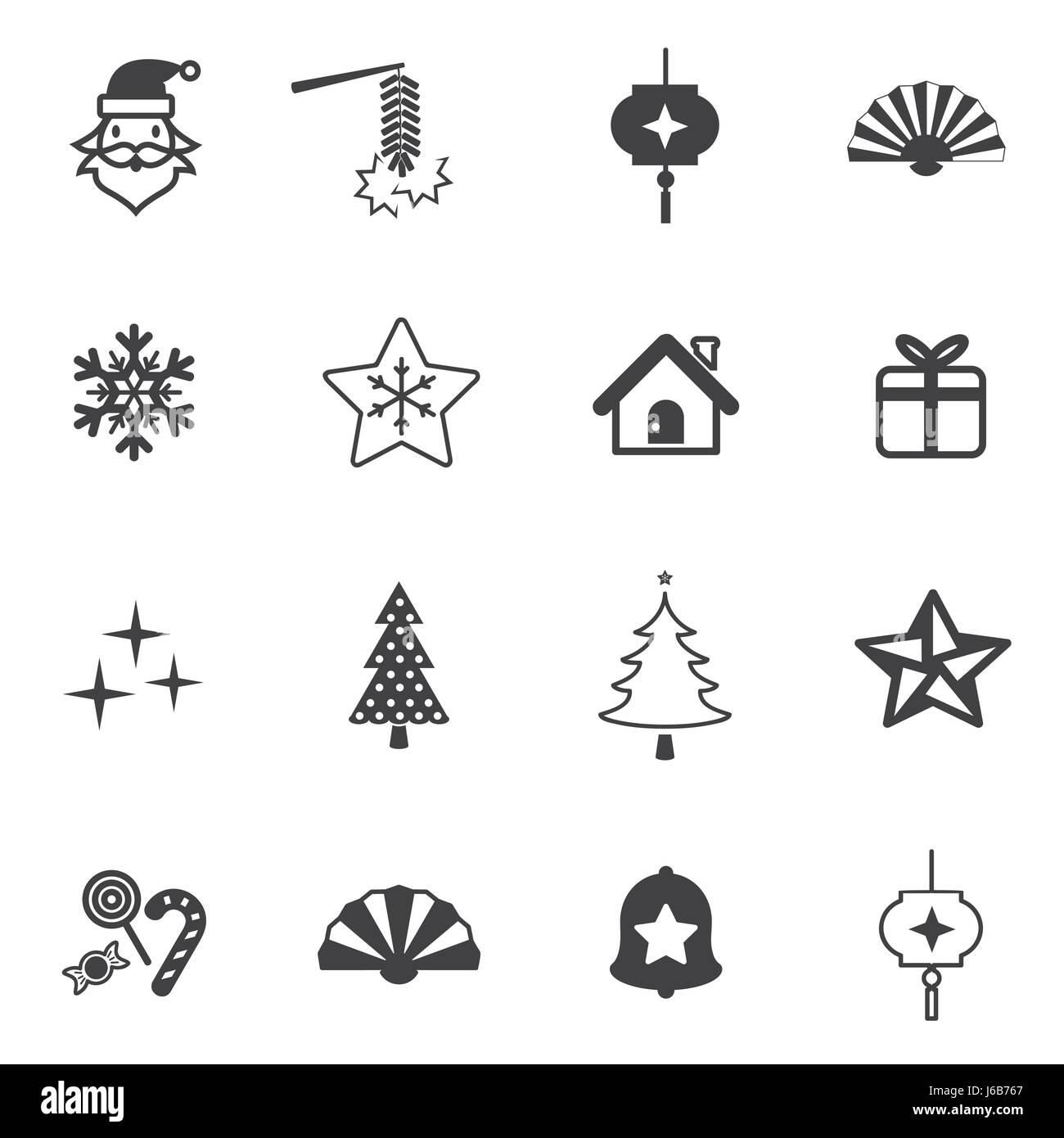 Chinese food set Black and White Stock Photos & Images - Alamy