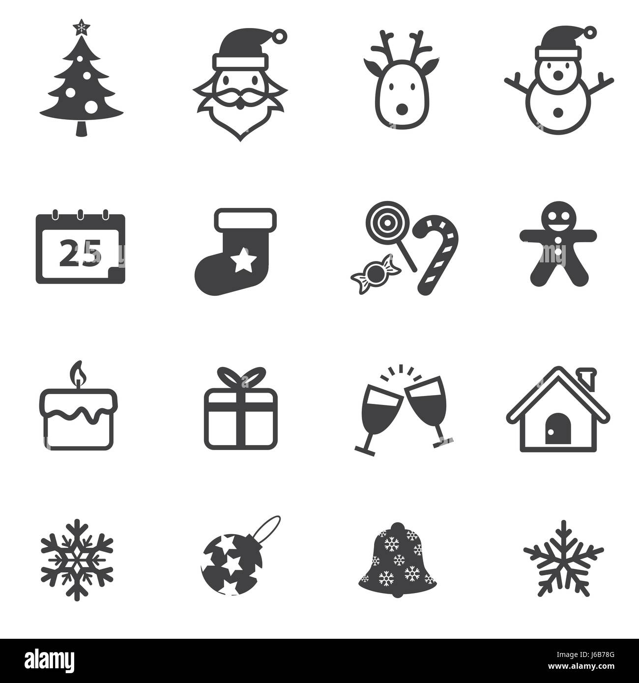 Happy family christmas present Stock Vector Images - Alamy