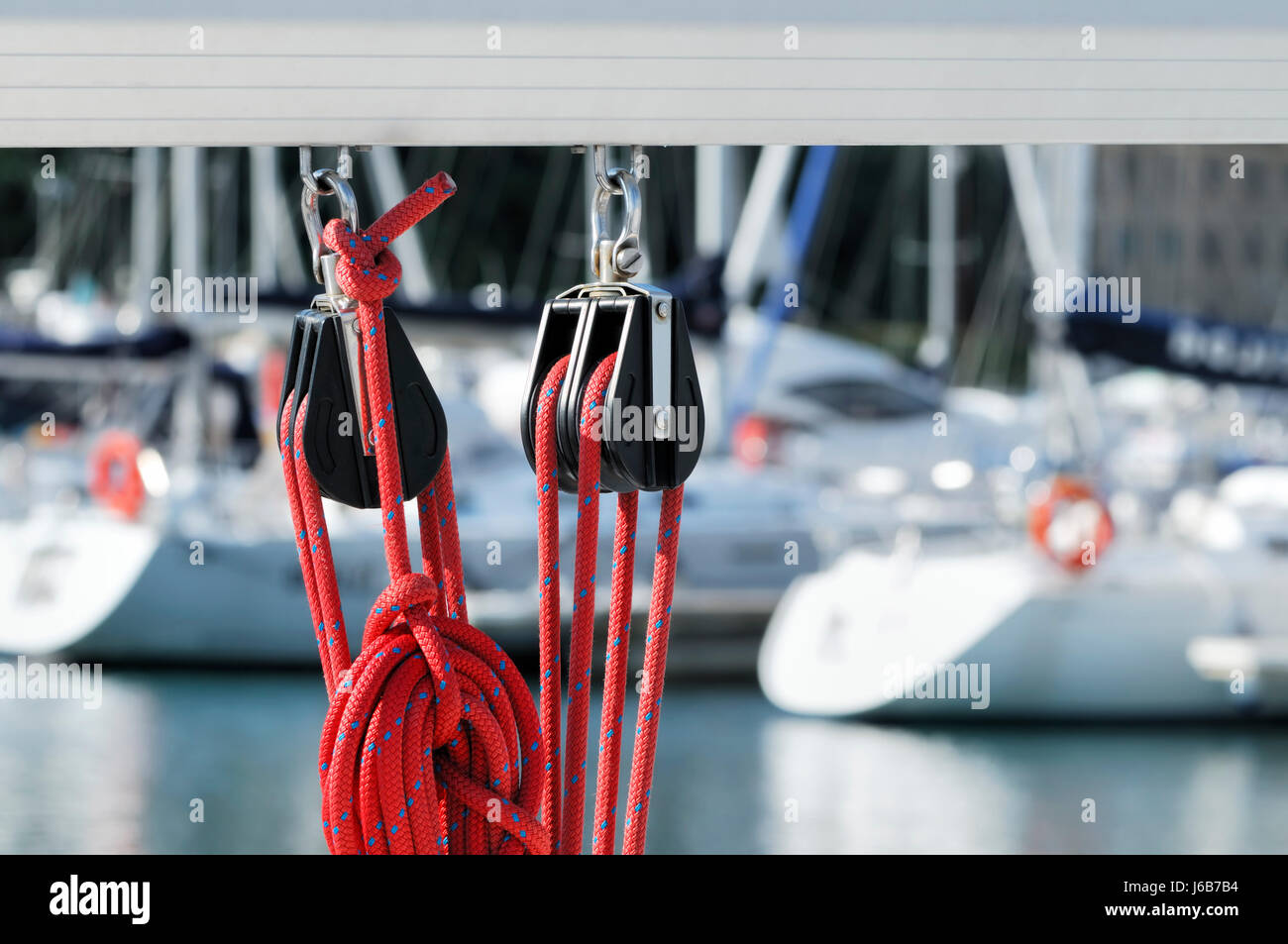 sailing boat sailboat boat block pulley sailing salt water sea ocean ...