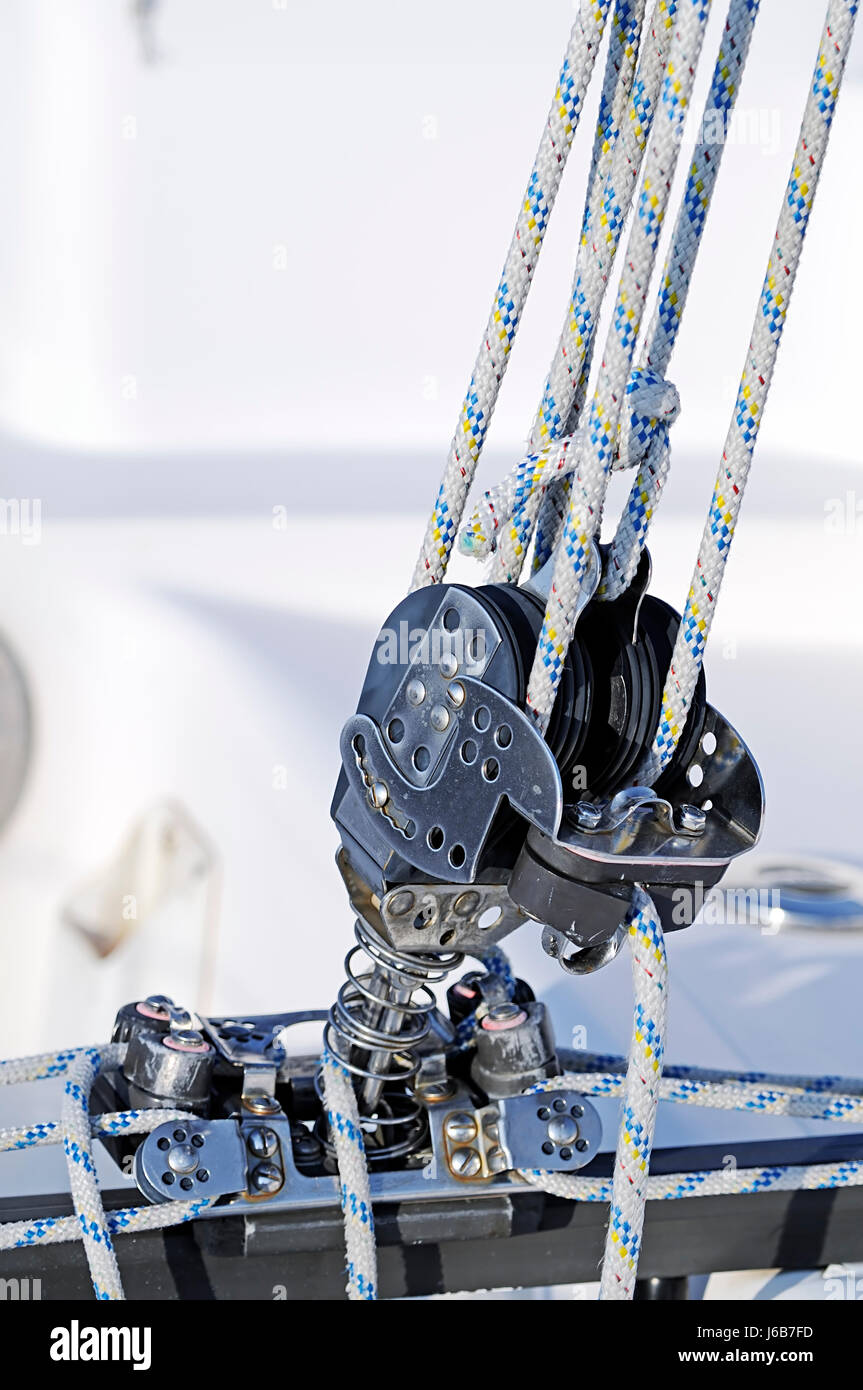 boat nautical block rope pulley sailing rowing boat sailing boat ...