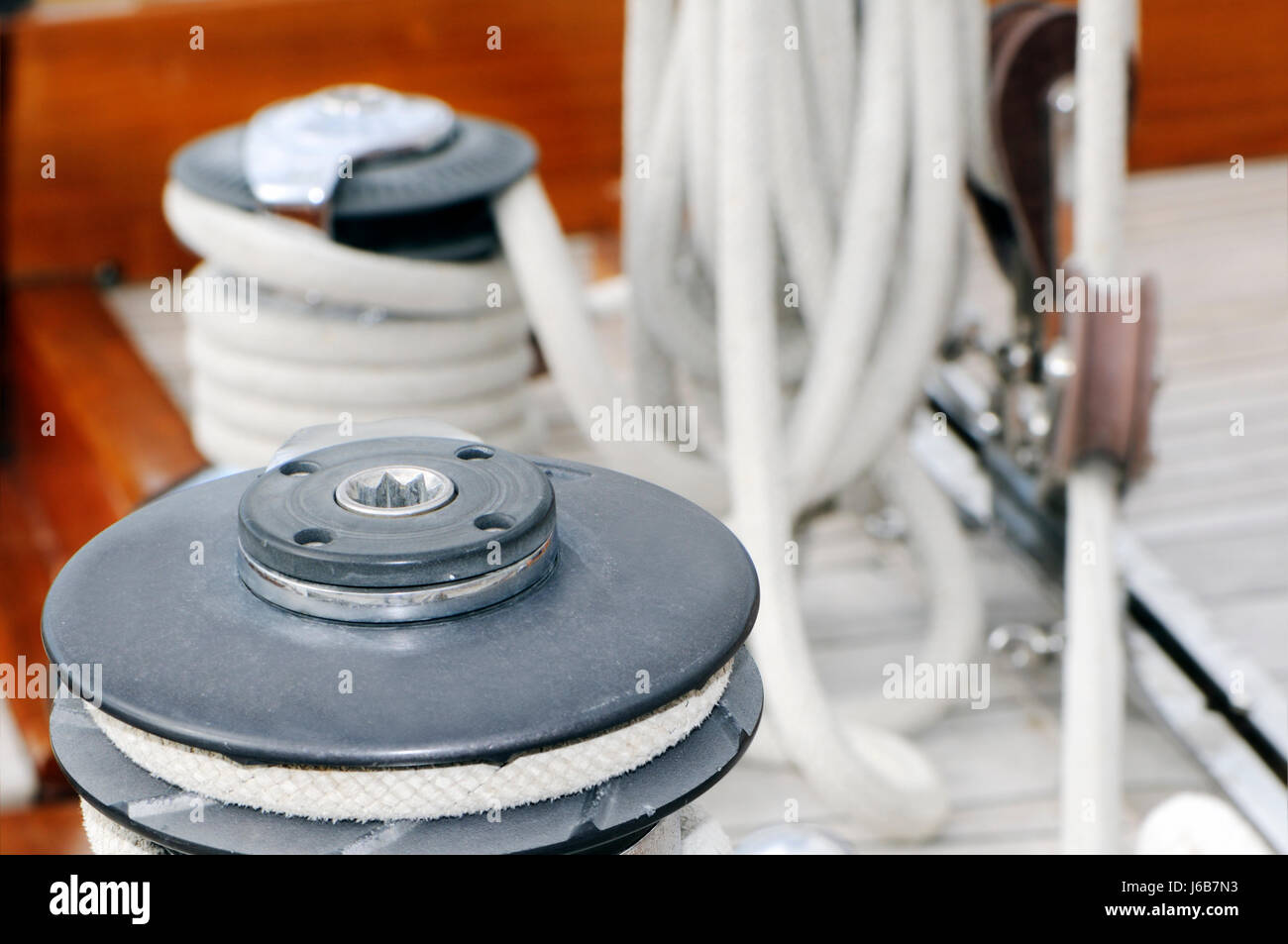 Rowing boat winch hi-res stock photography and images - Alamy