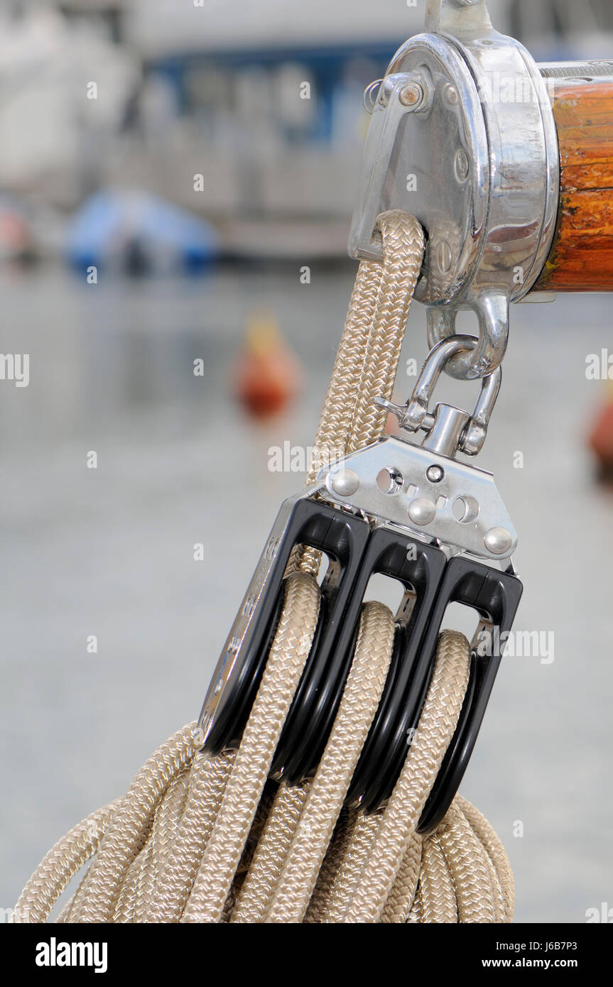 sailing boat sailboat boat rope pulley sailing salt water sea ocean ...