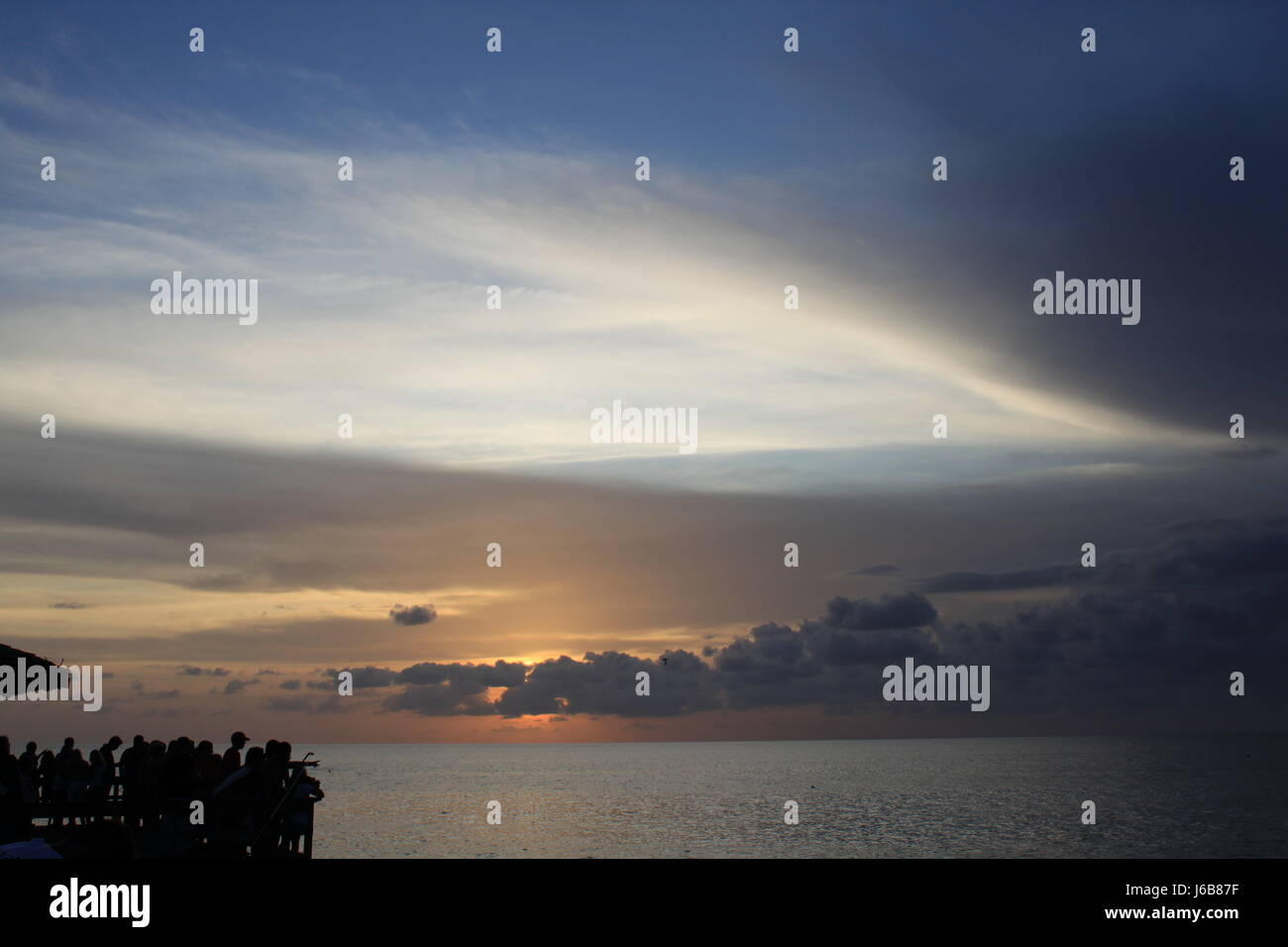 sunset evening twilight nature play dusk nature clouds humans human ...