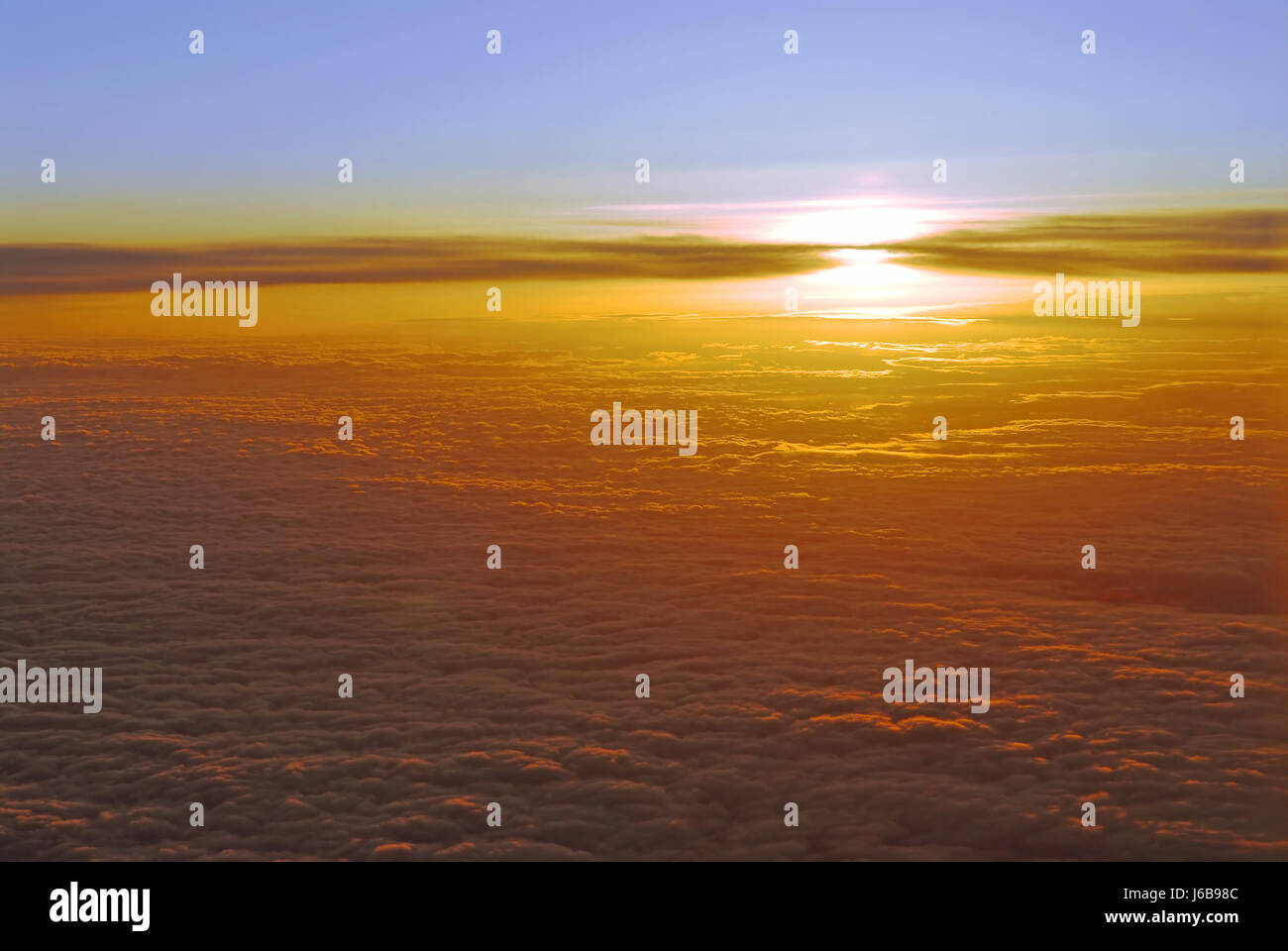 sunset sunrise above clouds firmament sky shine shines bright lucent ...
