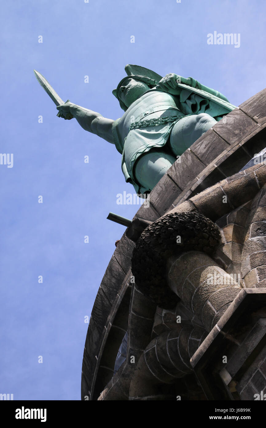 Monument And Statue Of Hermann Arminius High Resolution Stock ...