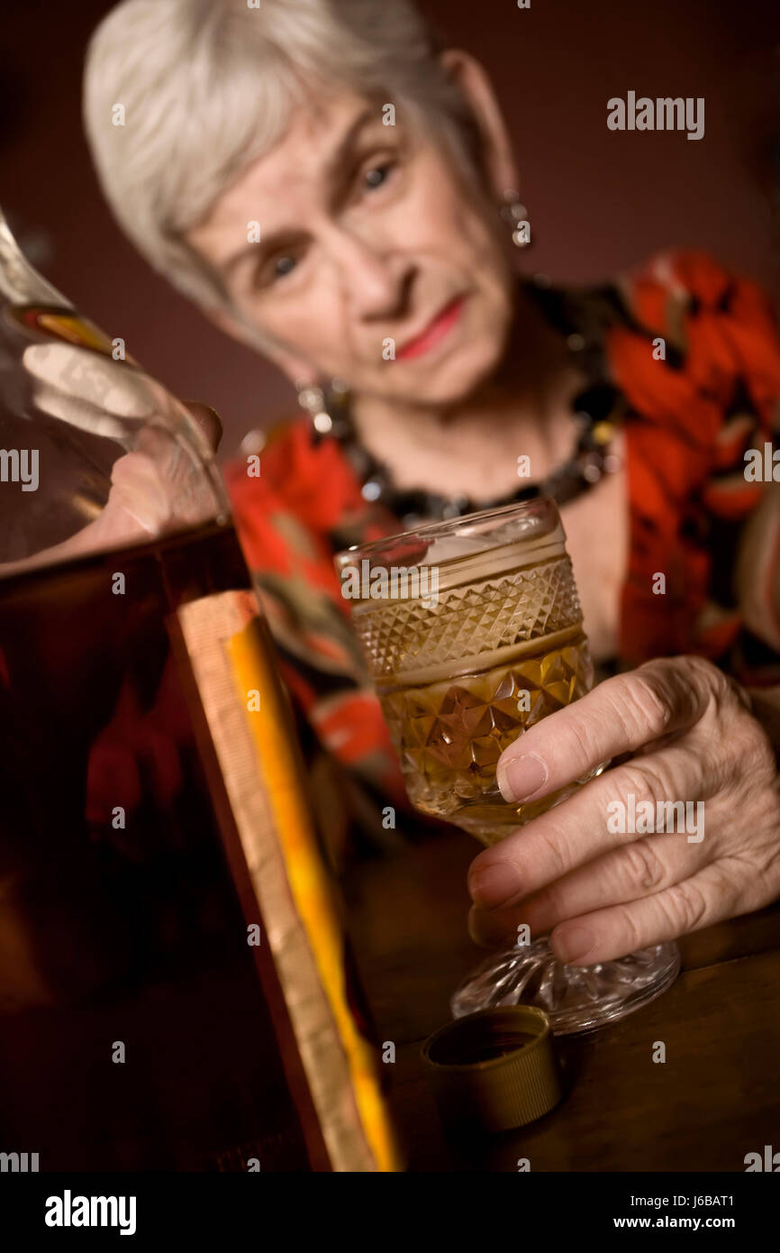 Inebriated senior citizen hi-res stock photography and images - Alamy