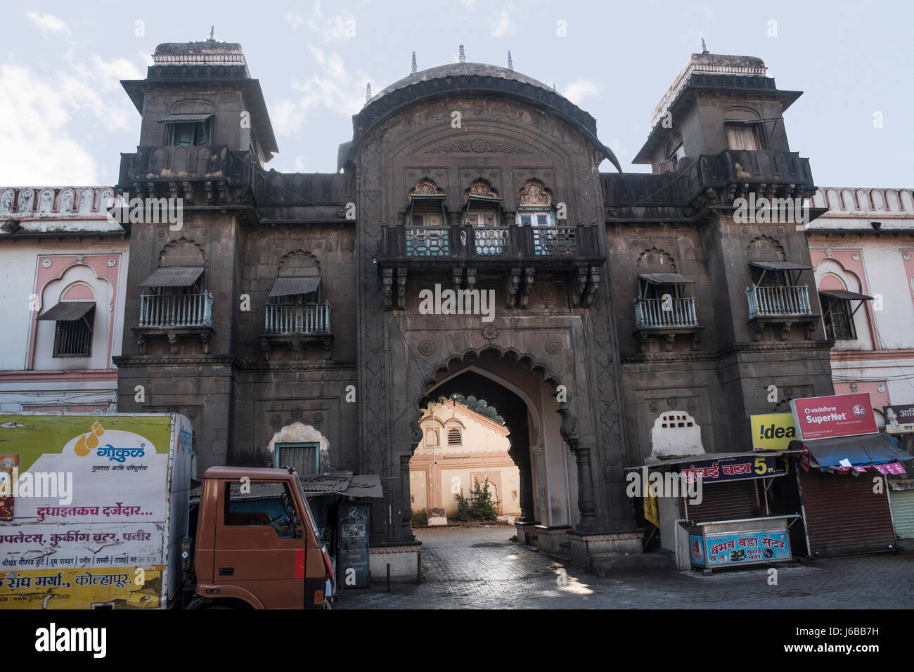 Old gate, Kolhapur, Maharashtra Stock Photo - Alamy