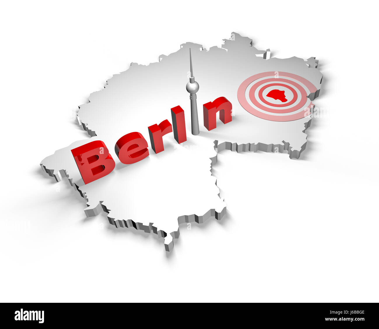 East berlin map Cut Out Stock Images & Pictures - Alamy